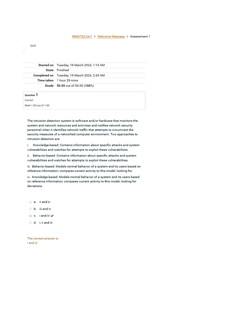 4722 Assessment 1_ Attempt review | Download Free PDF | Security Hacker | Defamation