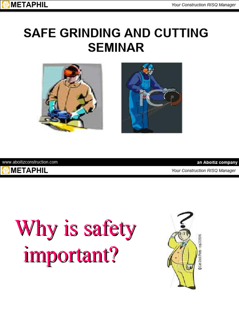 Grinding Safety | PDF | Grinding (Abrasive Cutting) | Personal ...