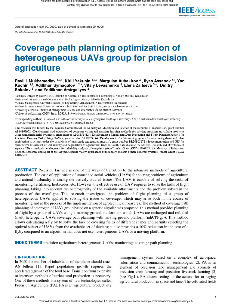 Coverage Path Planning Optimization Of Heterogeneo Download Free Pdf