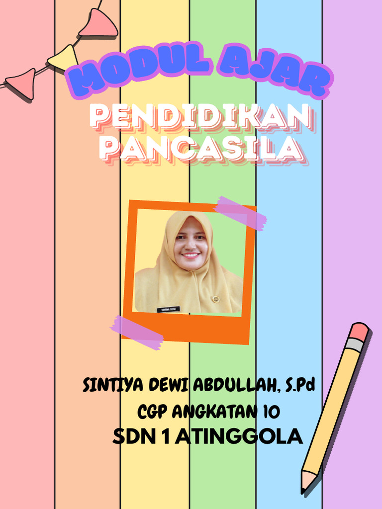 Modul Ajar Pendidikan Pancasila - Kelas 1 (BERDIFERENSIASI) | PDF ...