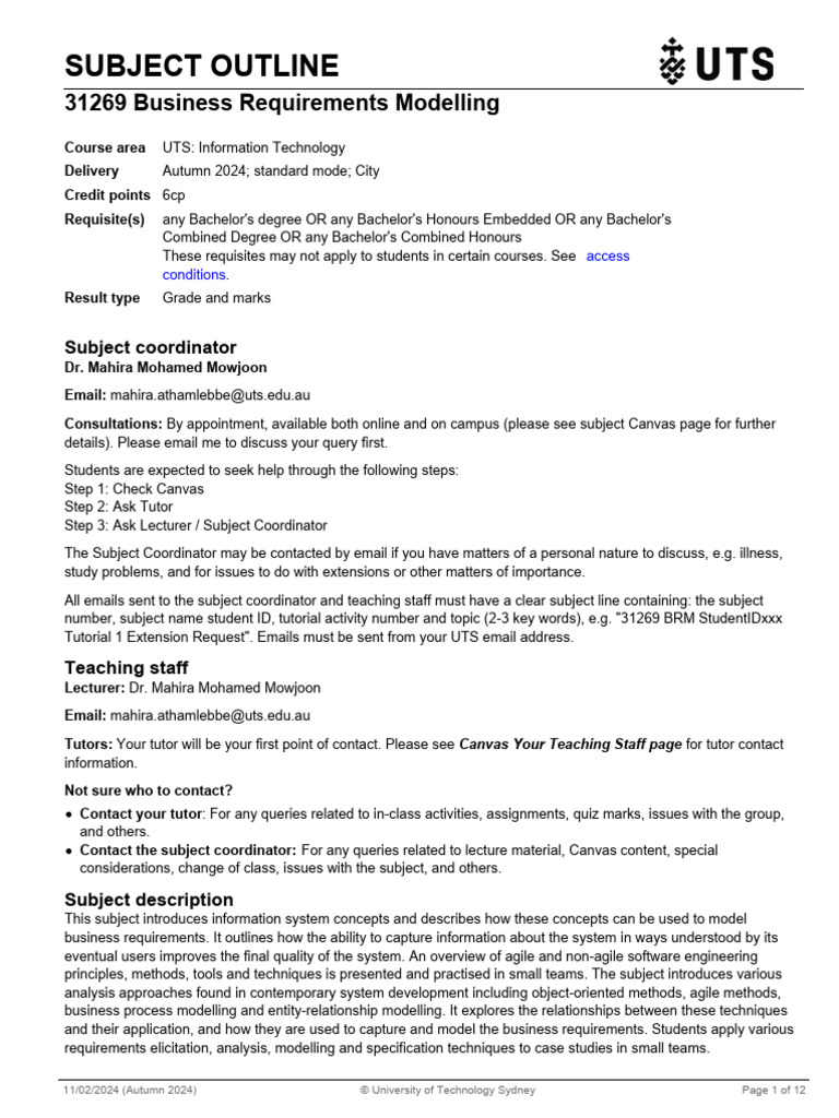 BRM Outline | PDF | Engineering | System