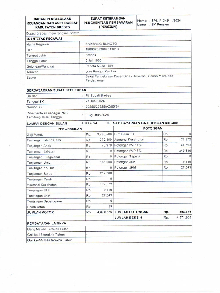 SKPP bambang sunoto hal 1 | PDF