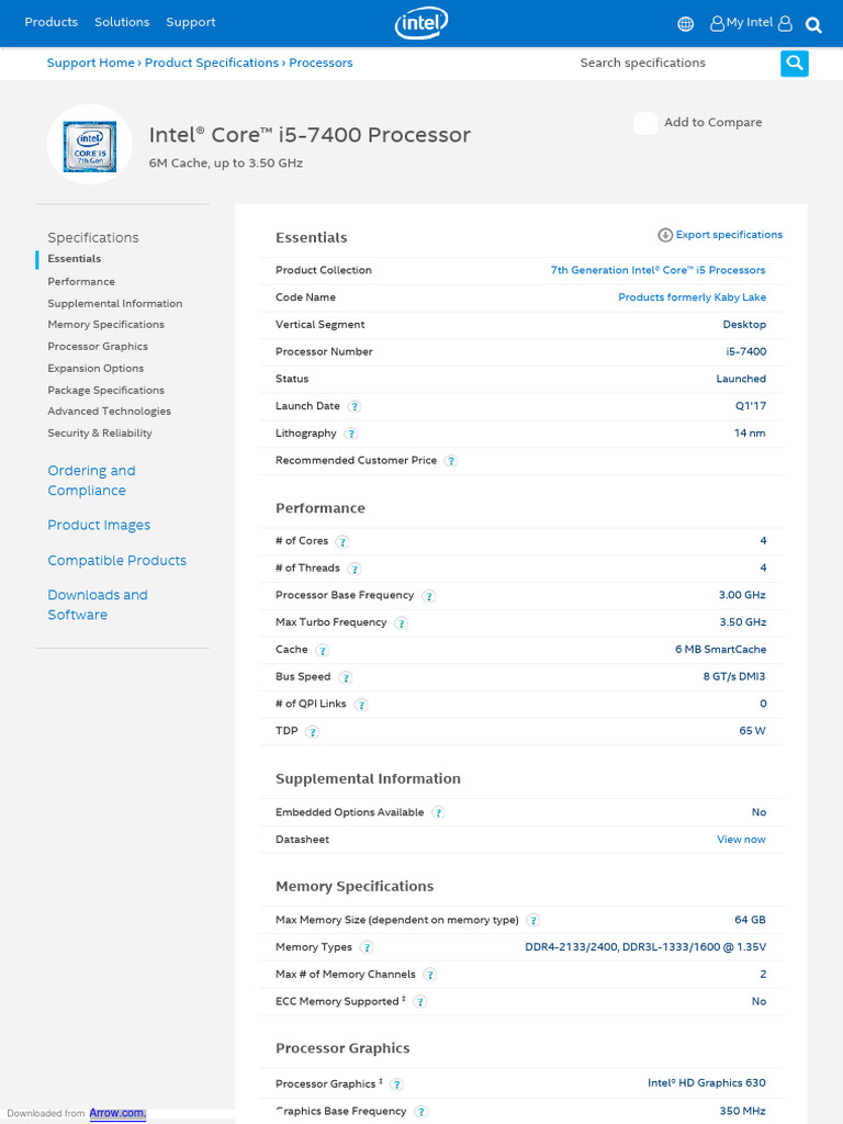Cpu | PDF | Computing | Computer Hardware
