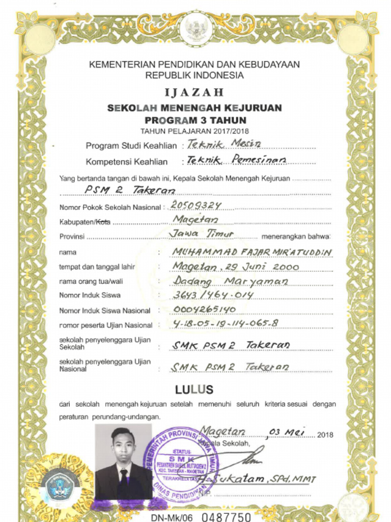 Ijazah Fajar | PDF