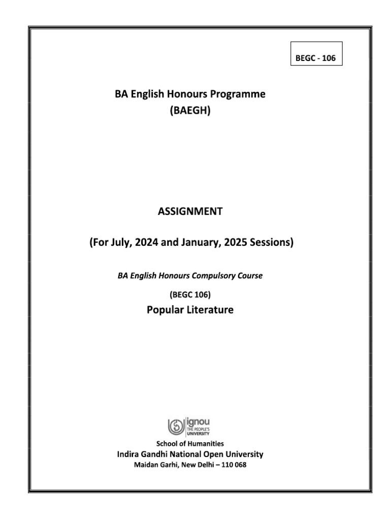 Ignou | PDF