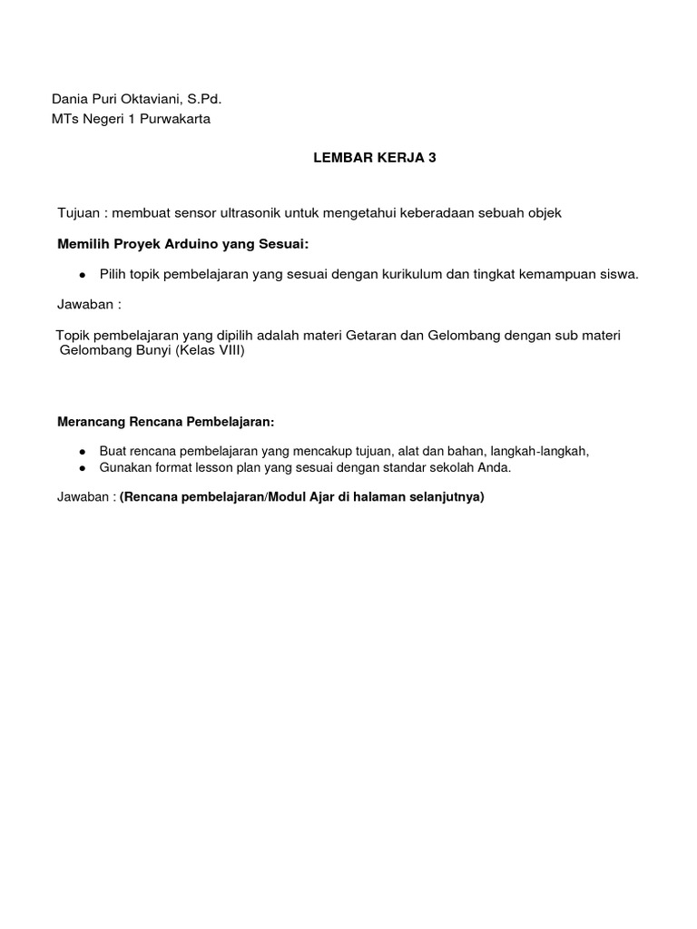 Tugas Arduino | PDF
