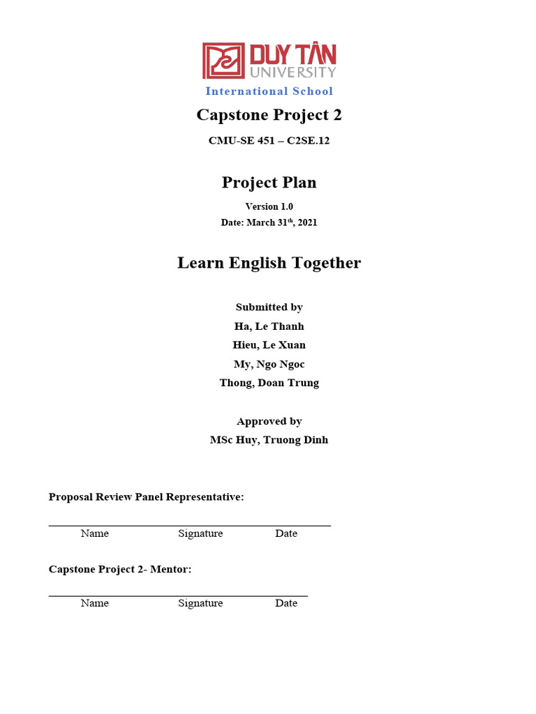 2 C2SE.12_Project Plan_ver_1.0 | Download Free PDF | Scrum (Software Development) | Agile ...