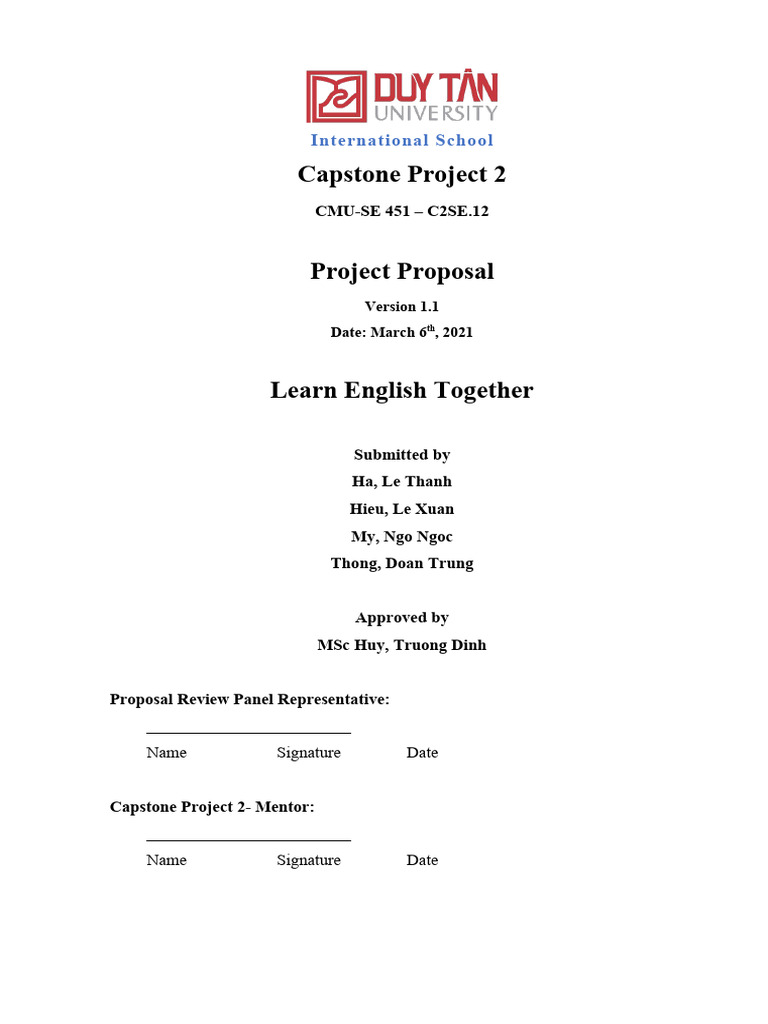 C2SE12-Proposal LET Ver1.2 | PDF | Scrum (Software Development) | Software Development Process