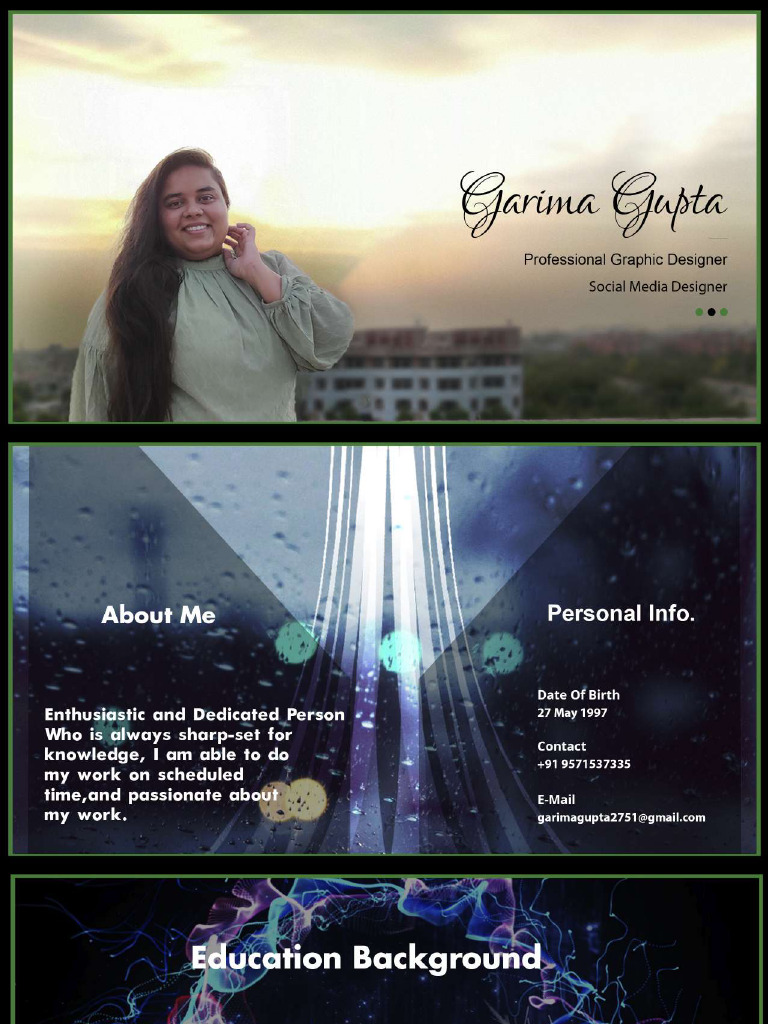 Garima CV Landscape - Compressed | PDF