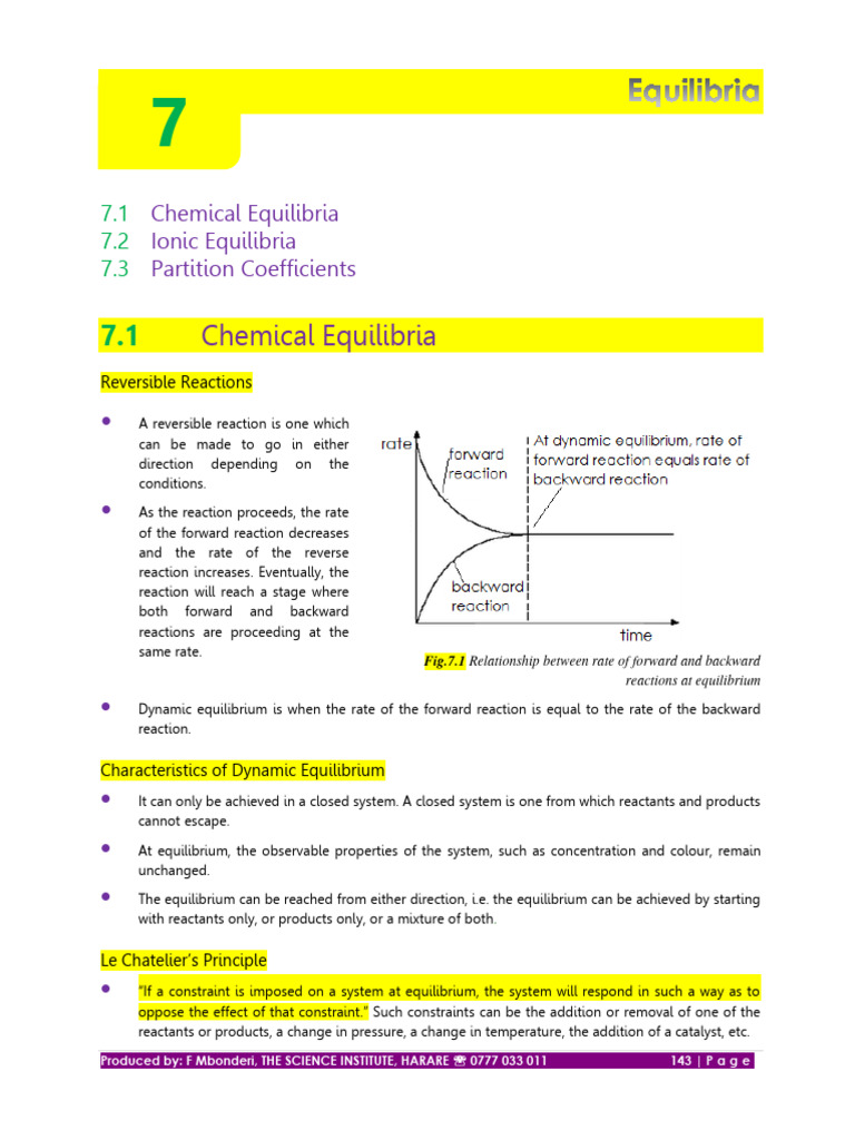 Equilibria by Xhex | PDF | Chemical Equilibrium | Ph