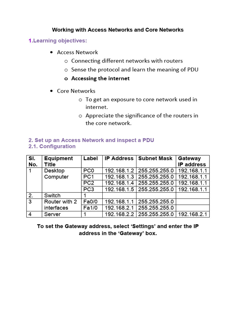 Week-2 - Working With Routers | PDF | Computer Network | Router (Computing)