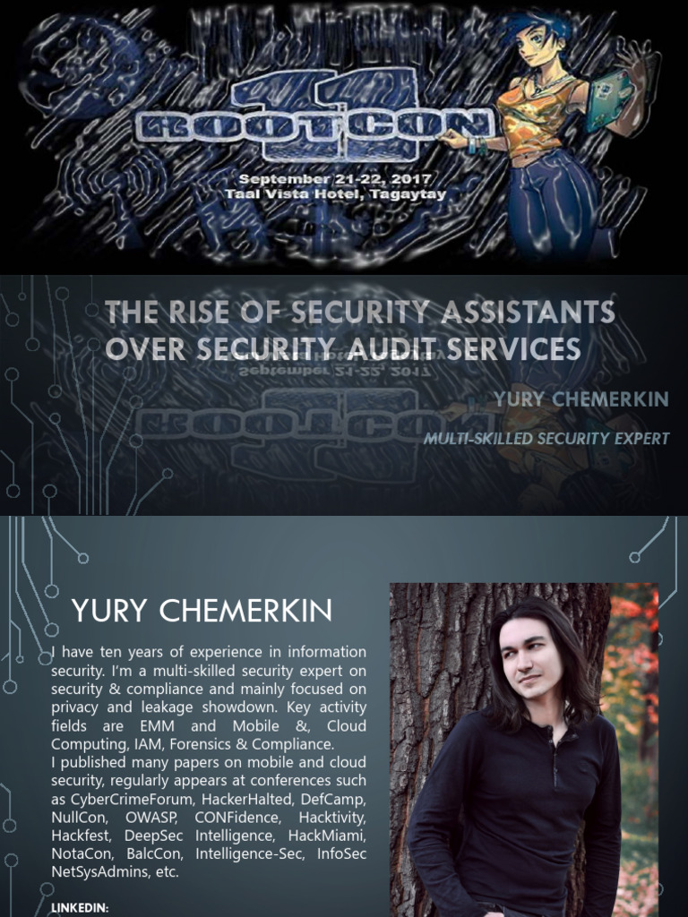 RootCon 2017 Chemerkin Yury | PDF | Public Key Certificate | Ios