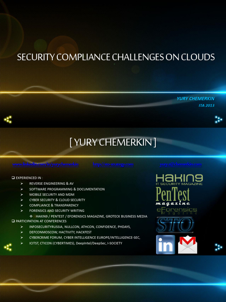 Yury Chemerkin Ita 2013 | PDF | Cloud Computing | Mobile App