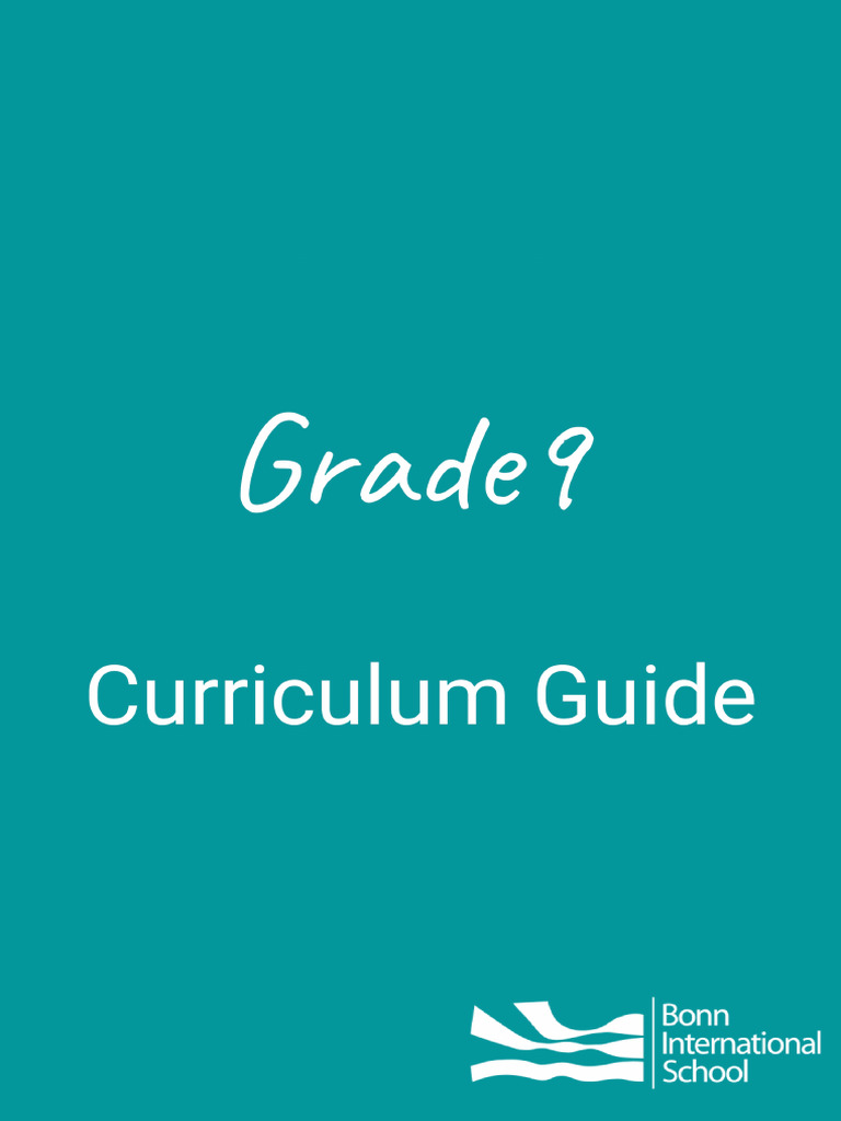 Grade 9 Curriculum Handbook 2022-2023 | Download Free PDF | Educational Assessment | Poetry