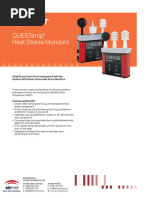 WBGT Monitoring Guidelines for Outdoor Work | PDF | Hyperthermia ...