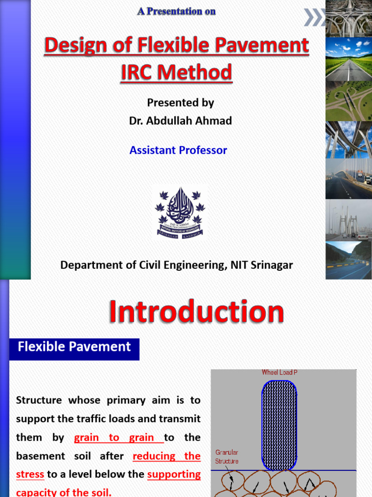 4.3 Flexible Pavement Design - IRC Method | PDF | Road Surface | Deformation (Engineering)