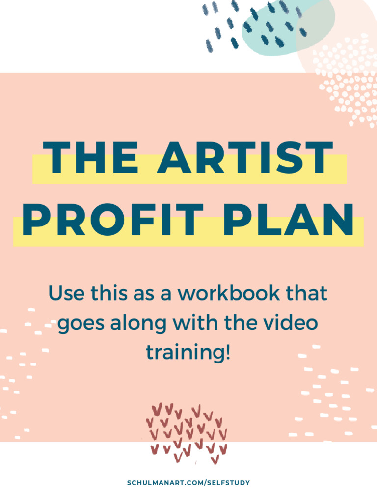 The+Artist+Profit+Plan+Workbook+by+Miriam+Schulman+-+The+Inspiration ...