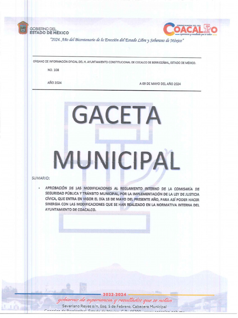 Gaceta 108 | PDF