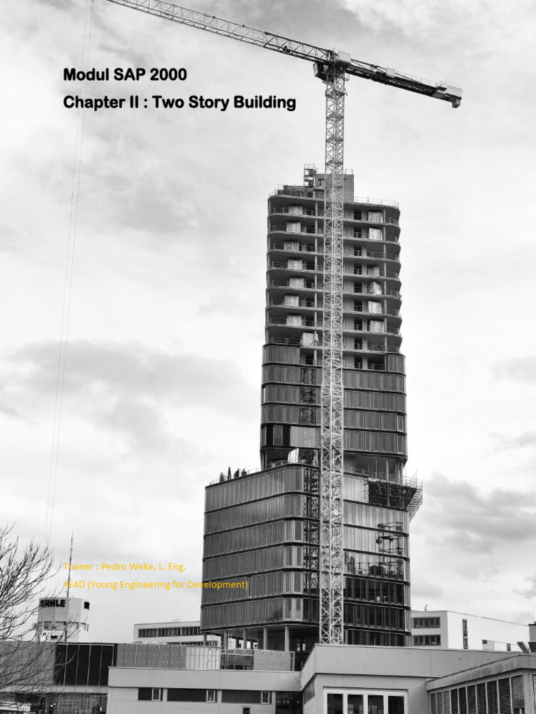 Module SAP2000 Chapter II Two Storey Building | PDF | Beam (Structure ...