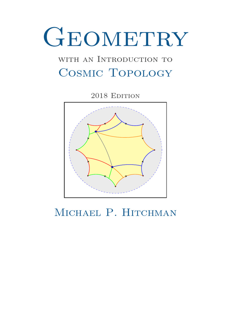 Geometry With An Introduction To Cosmic Topology 2018 Edition Michael P Hitchman Pdf Sphere