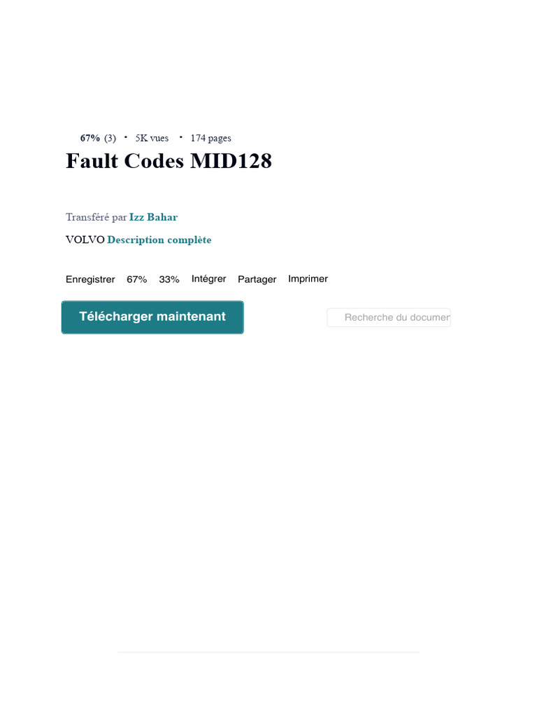 Fault Codes MID128 - PDF - Turbocharger - Relay | PDF | Electrical ...