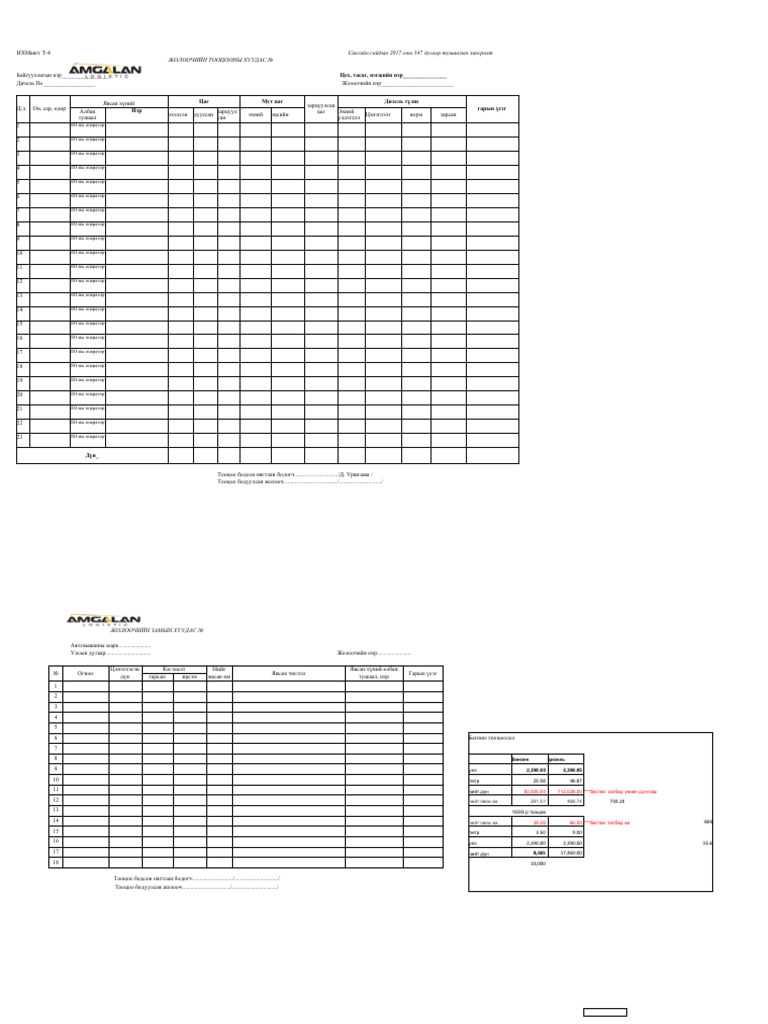 2023 Shatahuun Tootsoolol Joochiin Husnegt | PDF