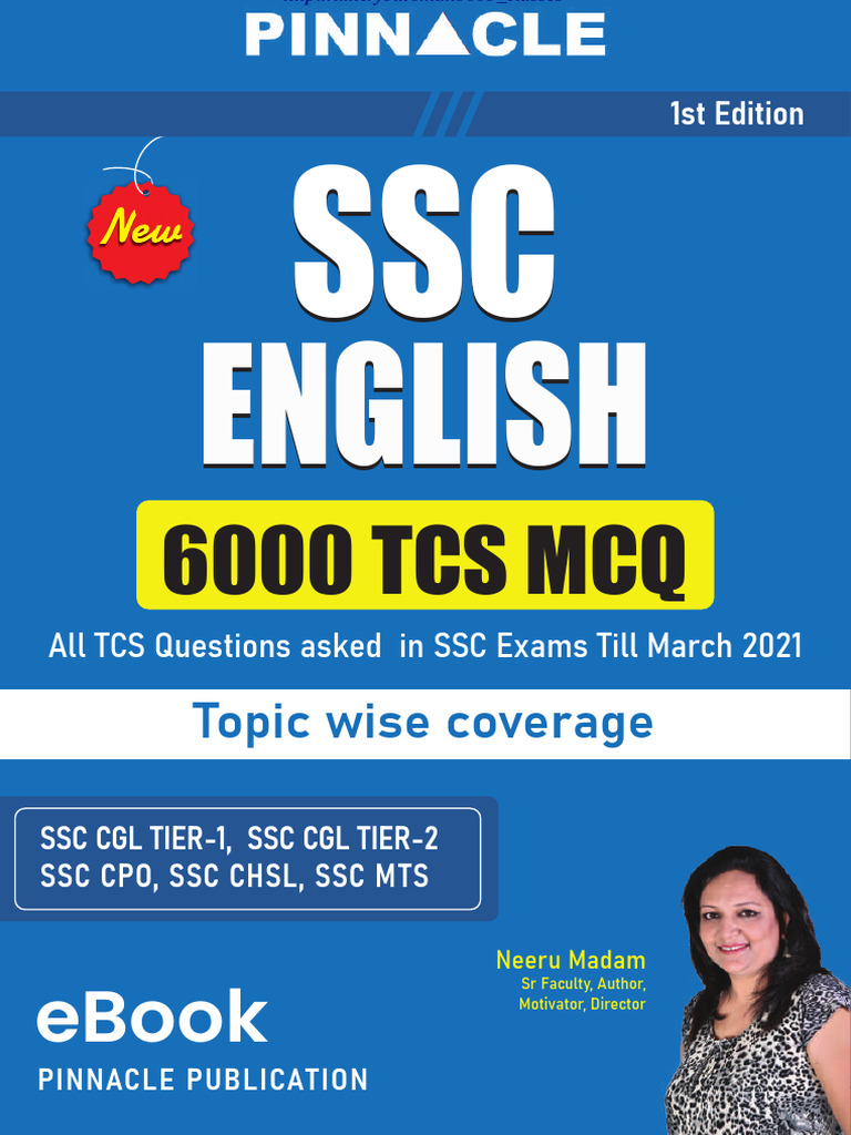 Pinnacle English Book For SSC Exams | PDF | Grammatical Number | Verb
