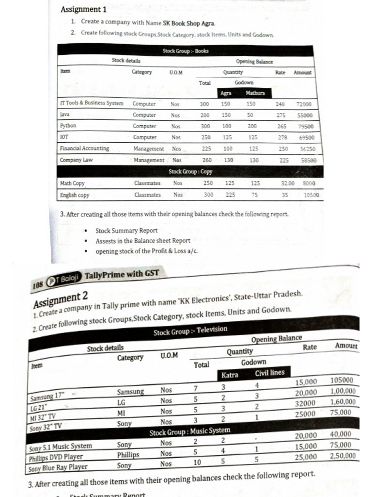 Inventory Create Basic Pdf