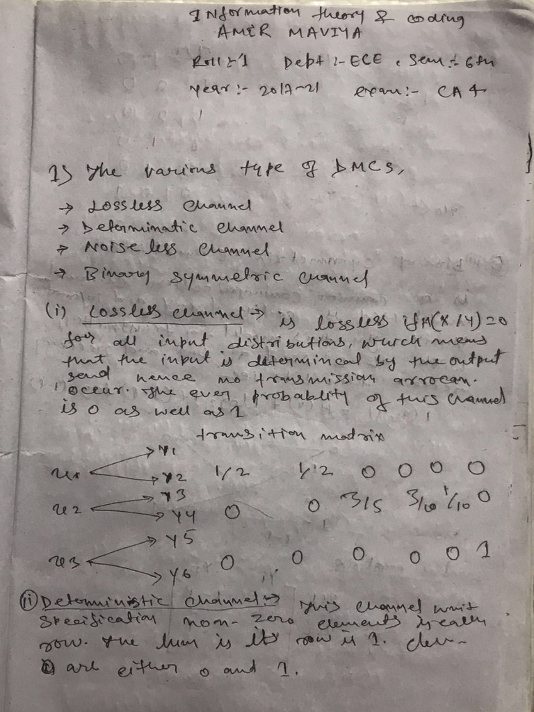 Answer sheet of itc | PDF