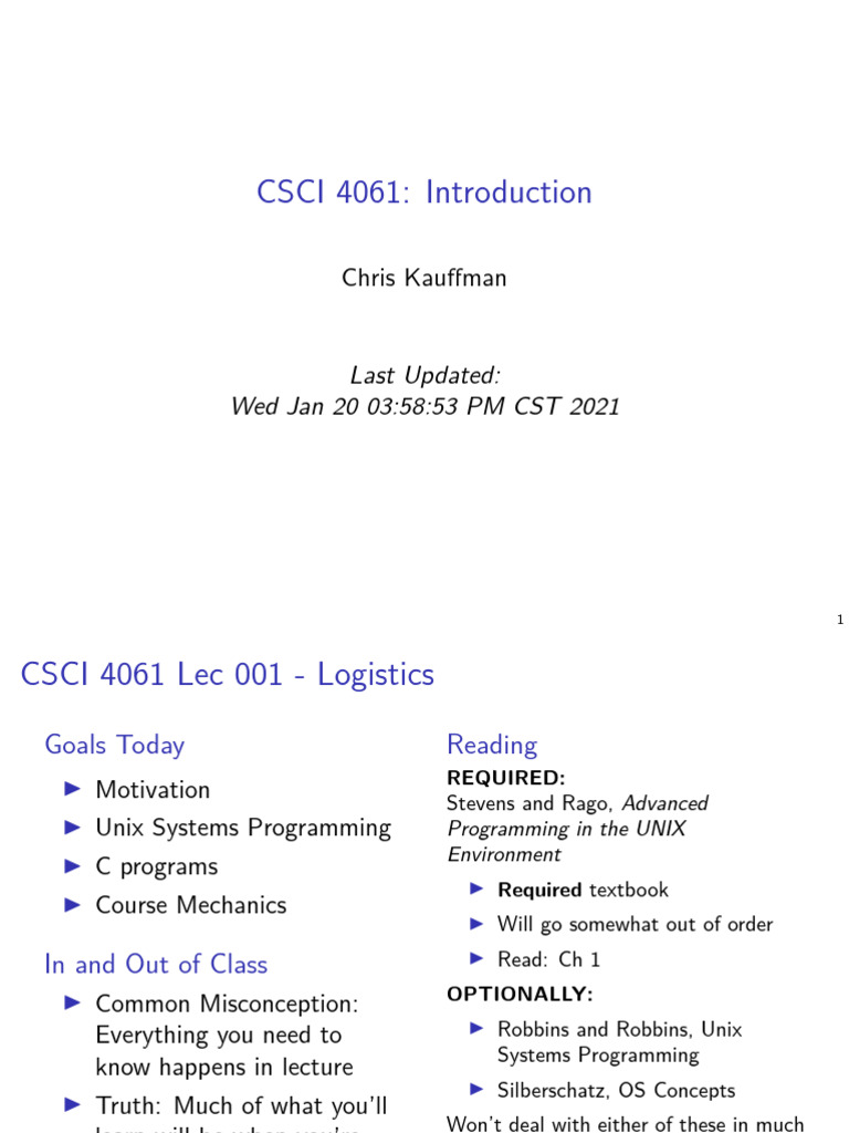 01 Introduction Pdf Operating System Kernel Operating System