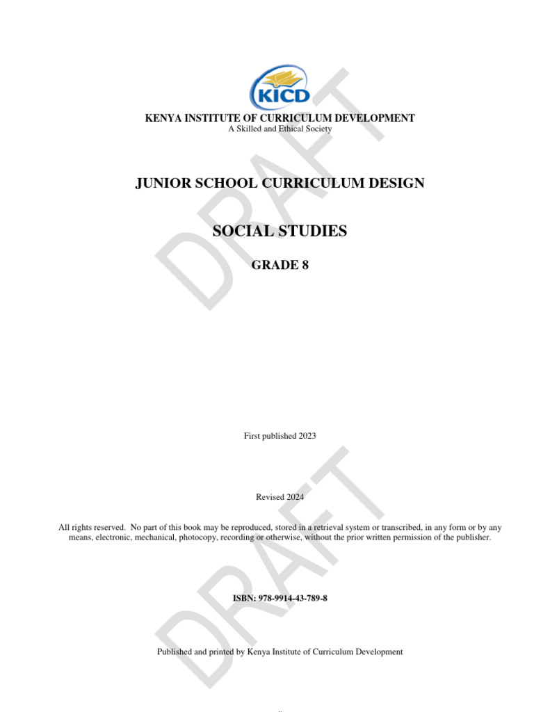 Grade 8 Social Studies Curriculum Guide | PDF | Learning | Self Esteem