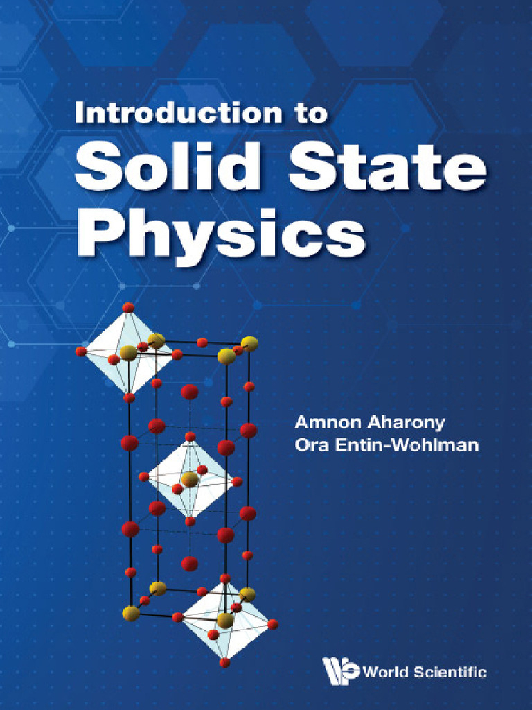 Introduction To Solid State Physics | PDF | Liquids | Solid