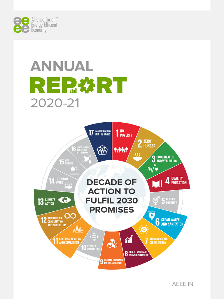 AEEE Annual Report 2020-21 Overview | PDF | Efficient Energy Use ...