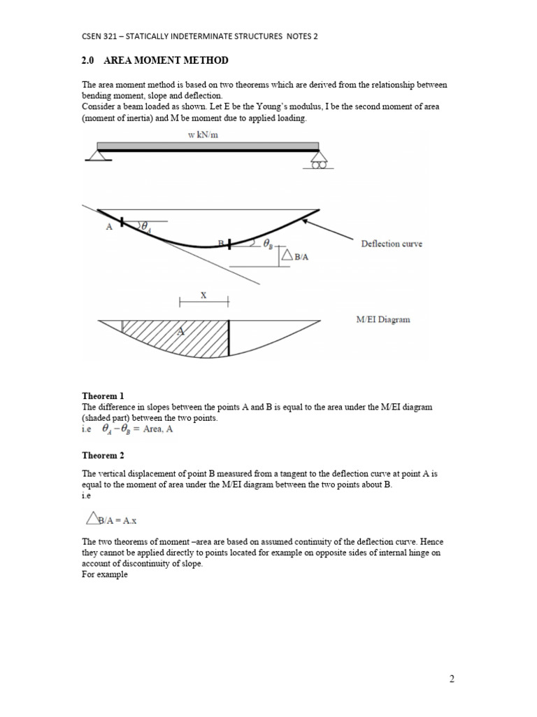 Csen 321-Notes 2 | PDF | Beam (Structure) | Bending