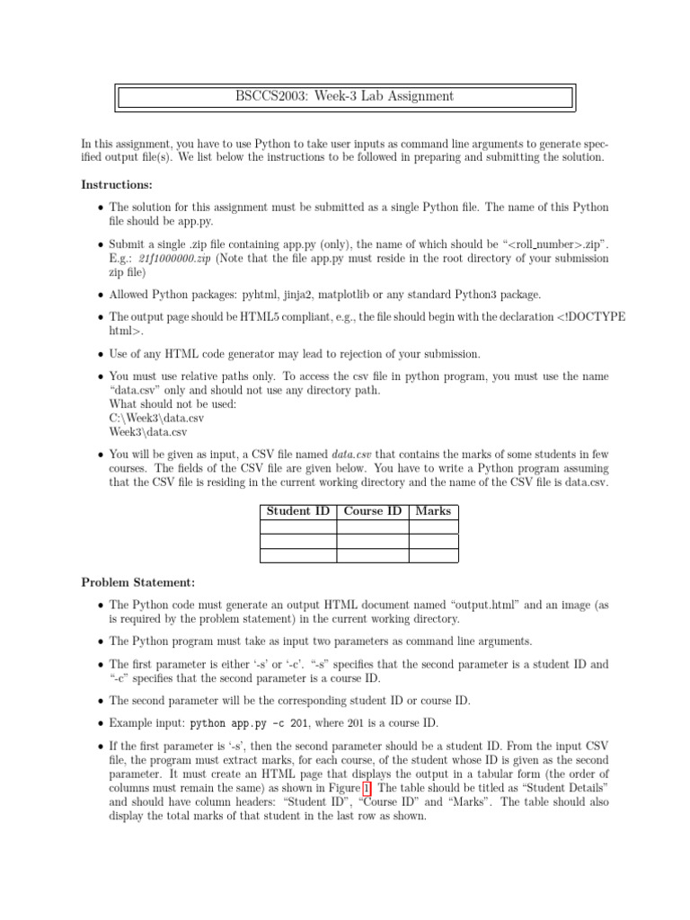 Week3 LA | PDF | Parameter (Computer Programming) | Comma Separated Values