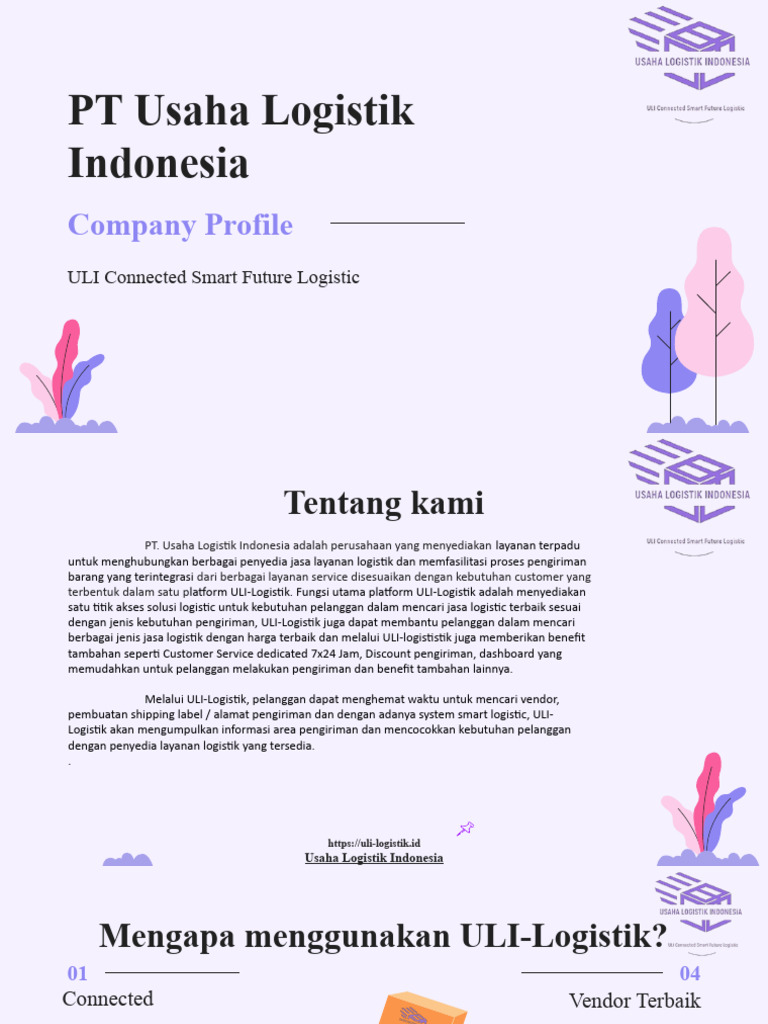 ULI-Logistik: Solusi Logistik Terpadu | PDF