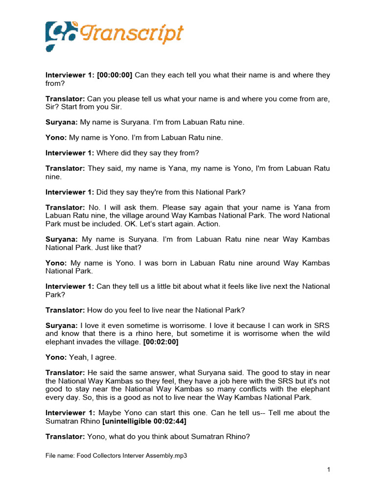 Food Collectors Interver Assembly - mp3 - ENGLISH | PDF | Foreign ...