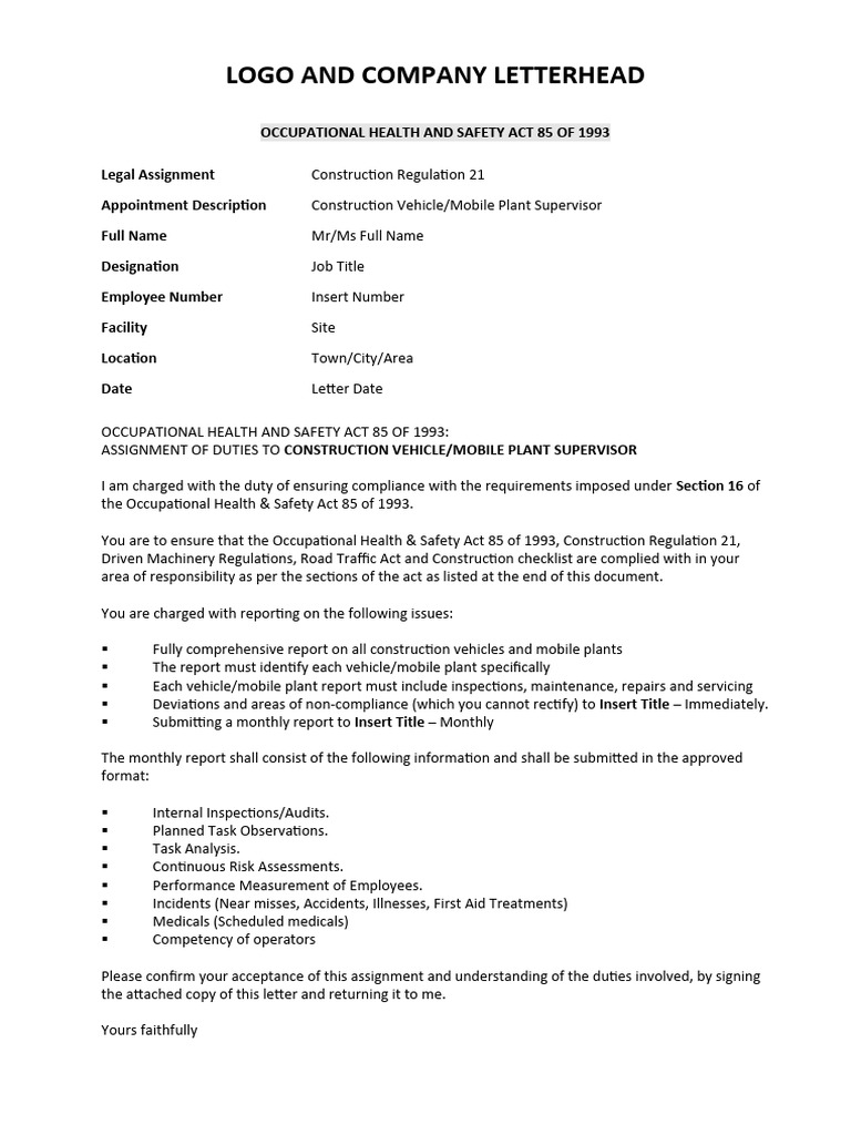 CR21 Construction Vehicle Supervisor | PDF | Occupational Safety And Health | Regulatory Compliance