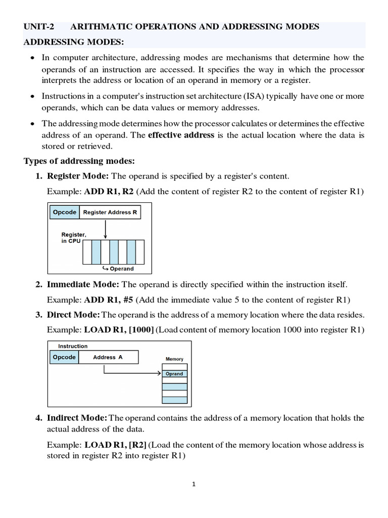 CA Unit-2 | Download Free PDF | Central Processing Unit | Computer Engineering