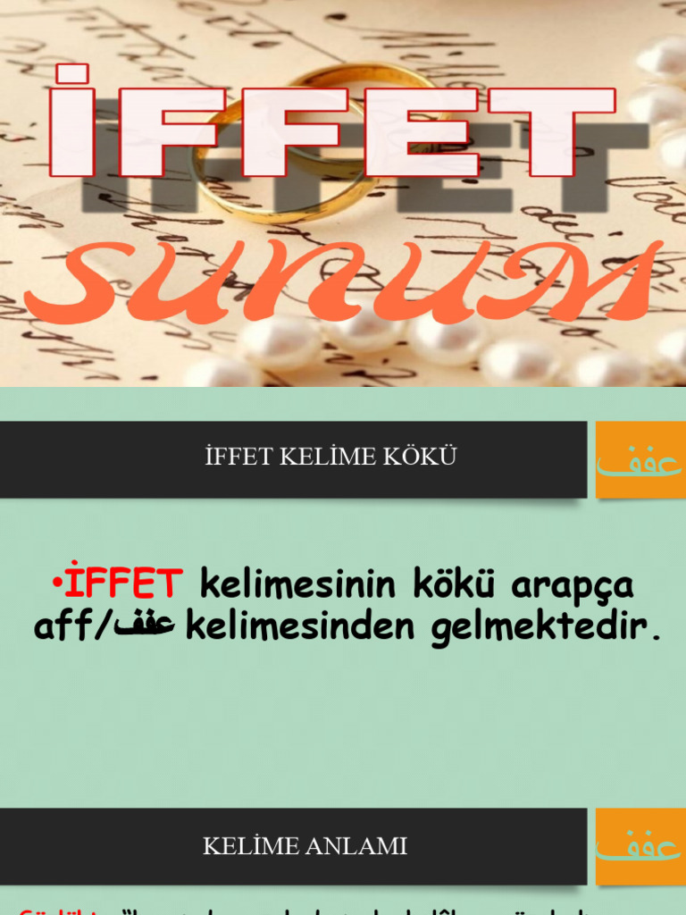 İffet (Sunum) 1 | PDF