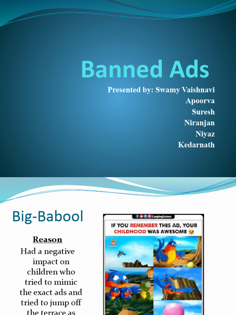 Banned Ads | PDF