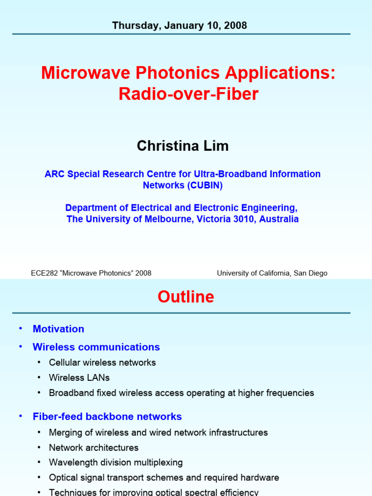 RoF_Part1 | PDF | Computer Network | Wireless