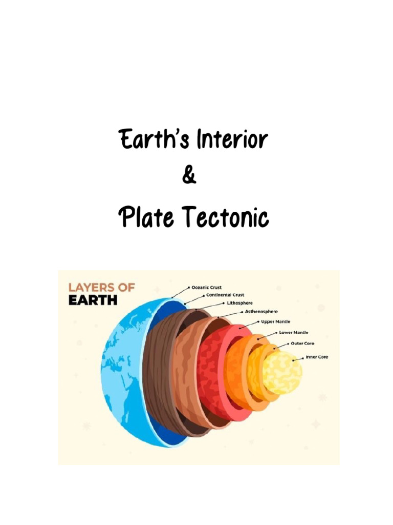 Lecture 3 - Earth's Interior and Plate Tectonics | PDF | Plate ...