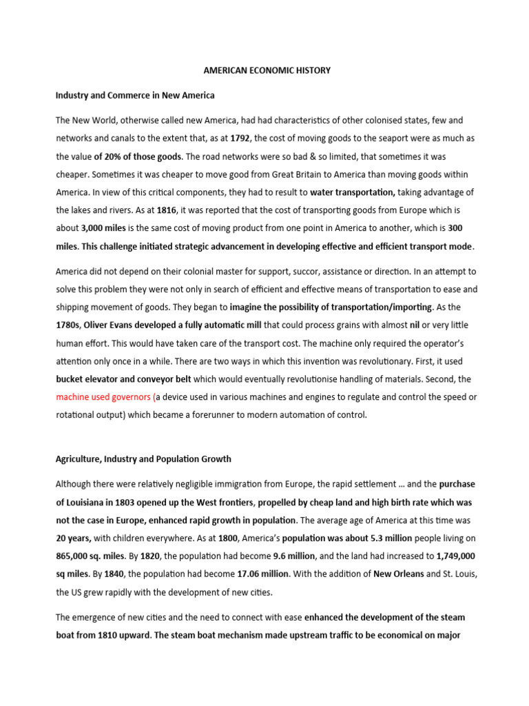 American Economic History Reviewed | PDF | Taxes | British Empire