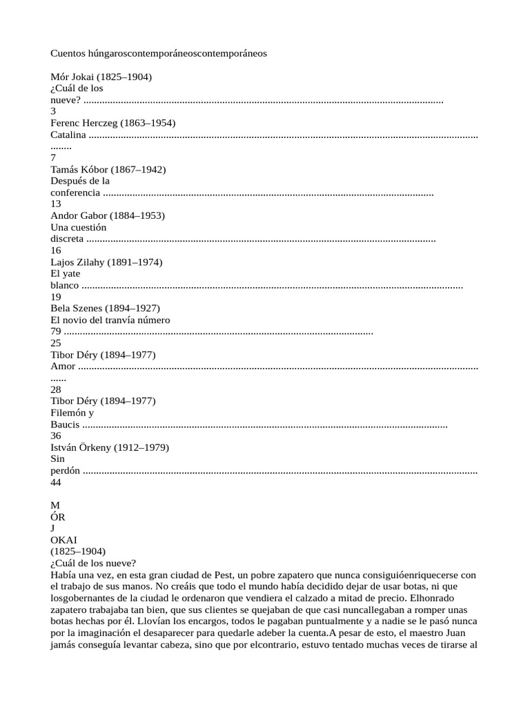 Cuentos Hungaros - Dar - Formato | PDF | Navidad | Escritores