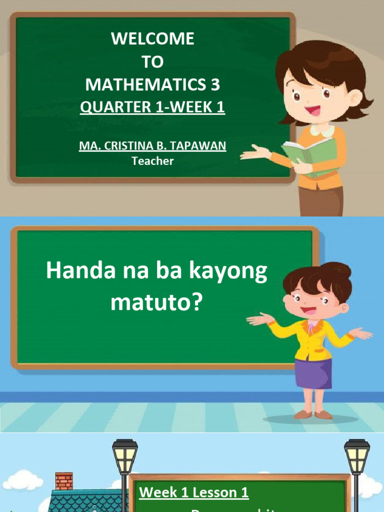 Filipino 3 Week 1- | PDF