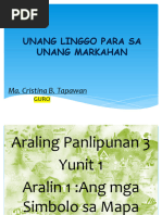 Mga Simbolo Sa Mapa - Worksheet | PDF