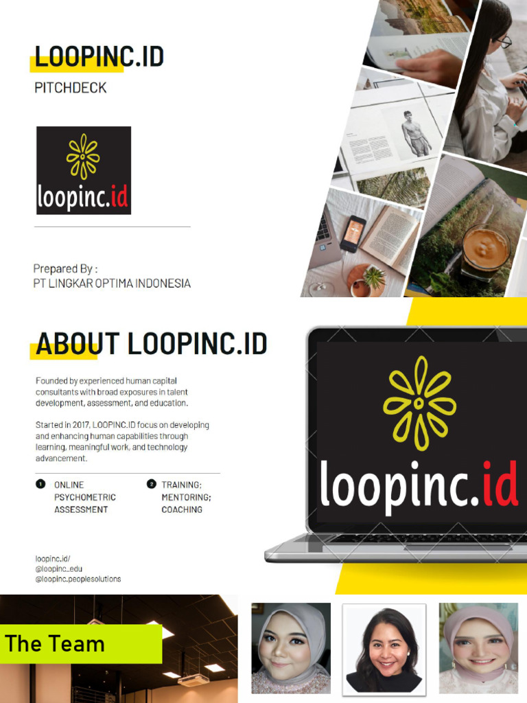 Pitchdeck LOOPINC 2021 - Ade Hanie | PDF | Educational Technology | Psychology