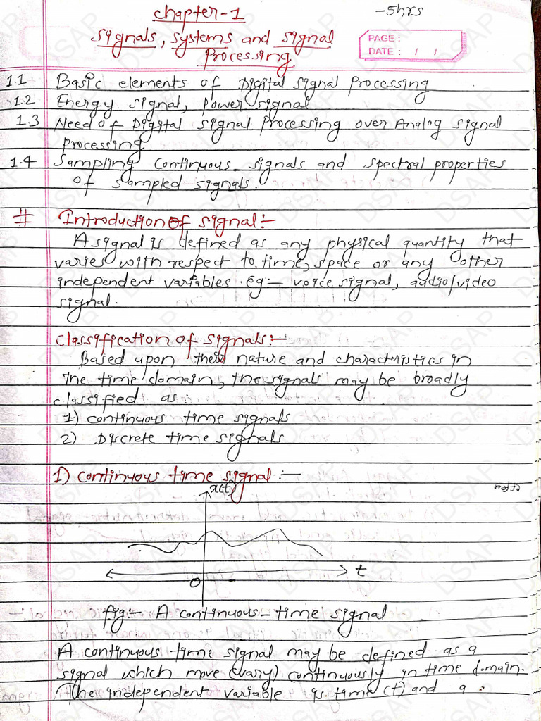 Chapter 1 (DSAP) | PDF