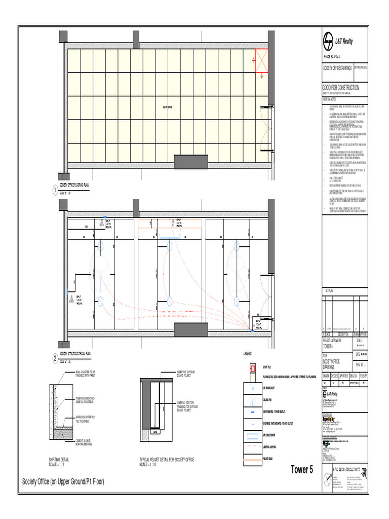 WD TW (5) FN 20 (A) Society Office Drawings - r1 | PDF | Structural ...